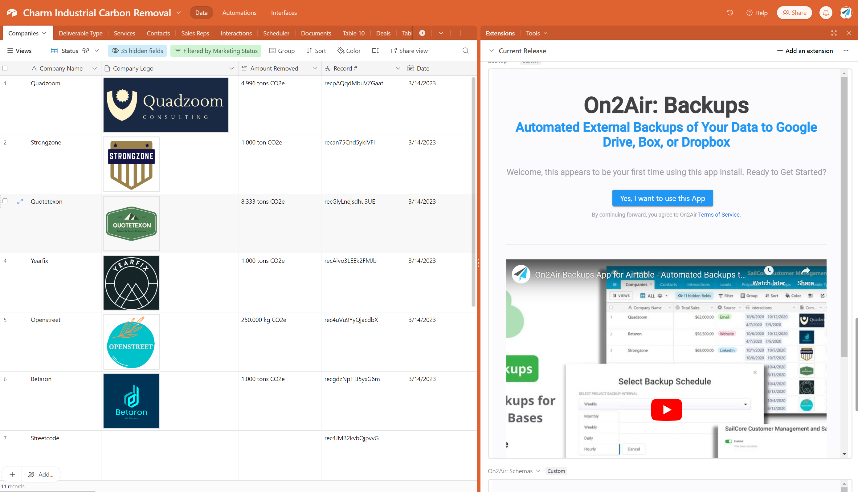 How Charm Industrial Backs Up Mission-Critical Airtable Data with On2Air Backups | On2Air Backups
