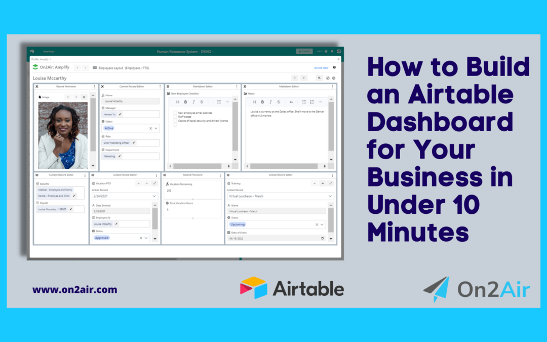 On2Air | Airtable Forms, Backups, Dashboards, and Documents