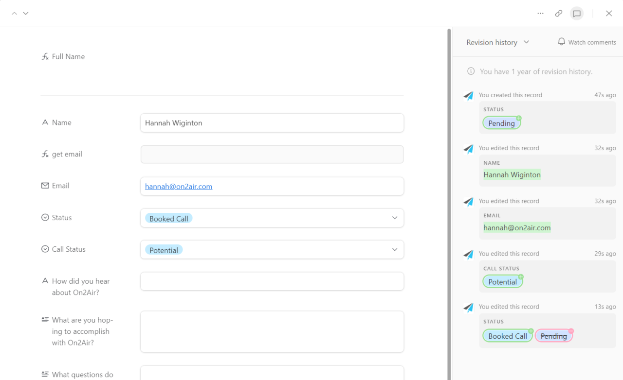 A 7 Step Guide To Restoring Deleted Airtable Data On2air Backups 2620