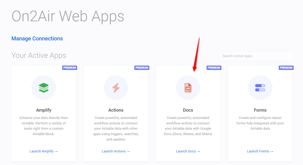 Create Automated Invoices with Airtable and Google Docs | On2Air Backups Docs