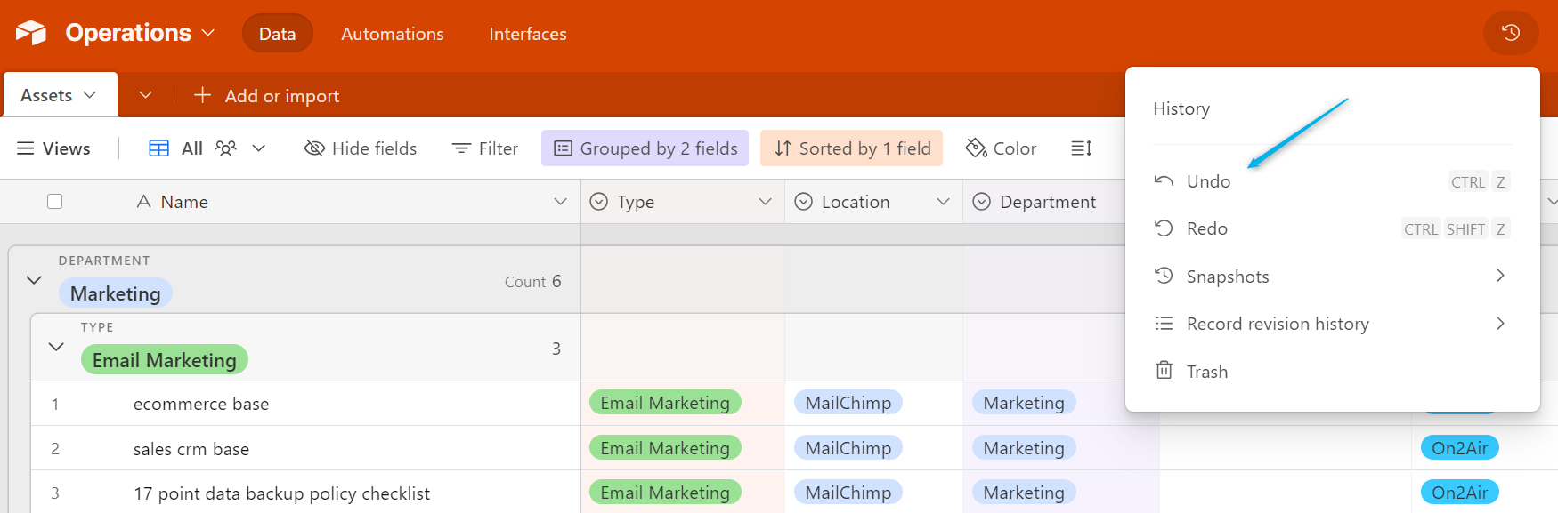 A 7-Step Guide to Restoring Deleted Airtable Data | On2Air Backups