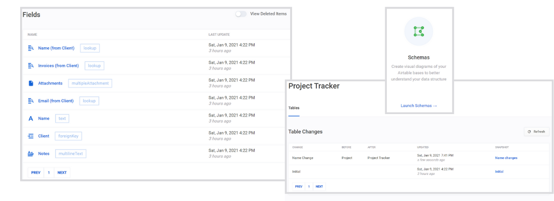 Visualize and Monitor Your Airtable Base Structure with Schemas | On2Air